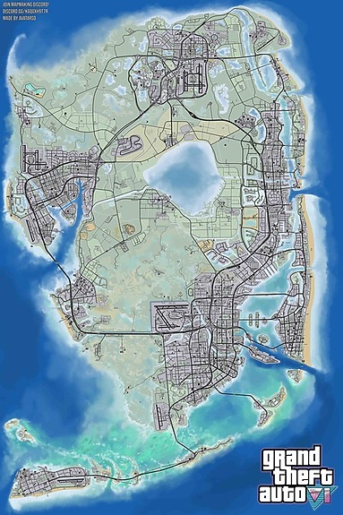 How Big Is the GTA 6 Map? Size & Layout Comparison